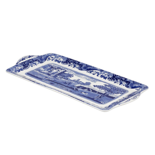 Spode Blue Italian Sandwich Tray | Timeless Serving Platter